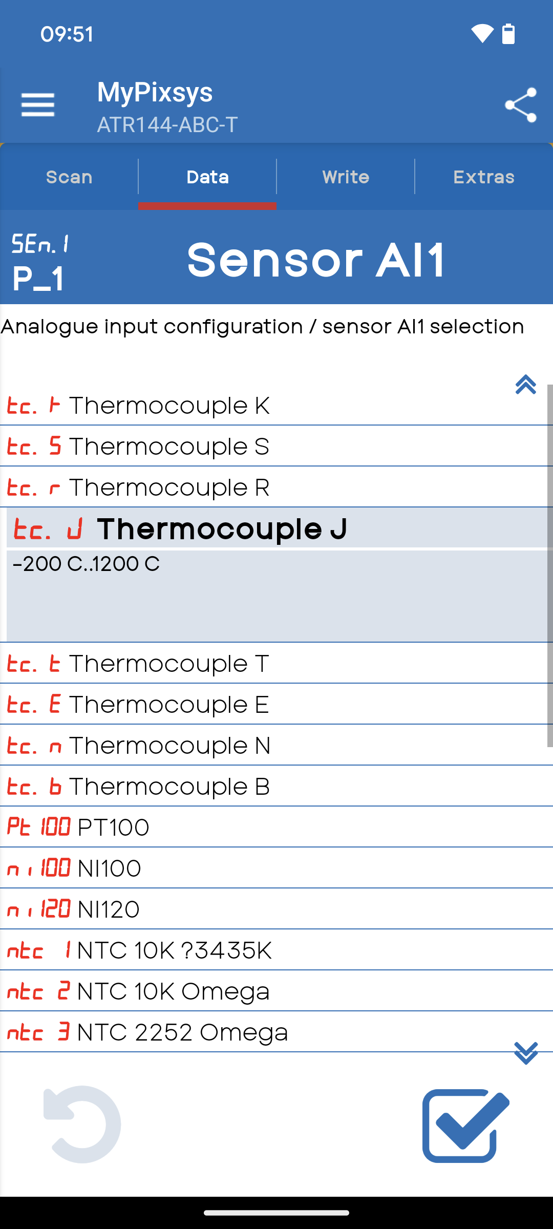 MyPixsys APP - Programmazione di strumentazione Pixsys con NFC